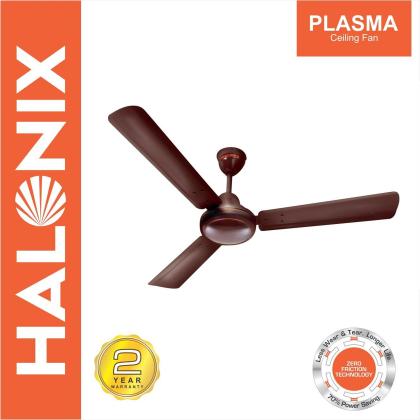 Halonix Plasma BLDC 1200mm 32W Remote Controlled Ceiling Fan (Brown ...