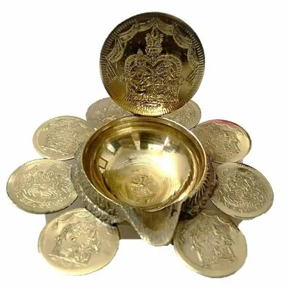 SARADHA METALS Brass Lakshmi Kuber Deepam| Deep | Diya | kundulu ...