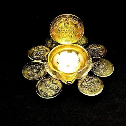 SARADHA METALS Brass Lakshmi Kuber Deepam| Deep | Diya | kundulu ...