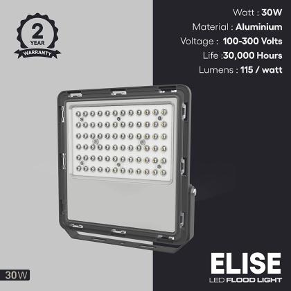 Fybros Cool White Elise Waterproof Outdoor Flood Led Flash Light For ...