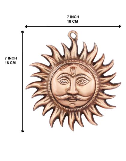 CraftHouse Lord Sun Idol Suraj Surya Murti Statue Brass Decorative ...