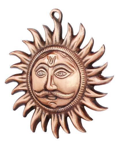 CraftHouse Lord Sun Idol Suraj Surya Murti Statue Brass Decorative ...