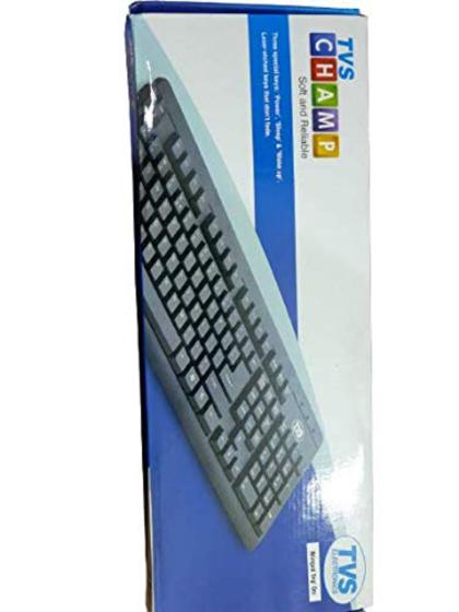 Tvs Champ Devnagri Usb Wired Keyboard - Black - JioMart