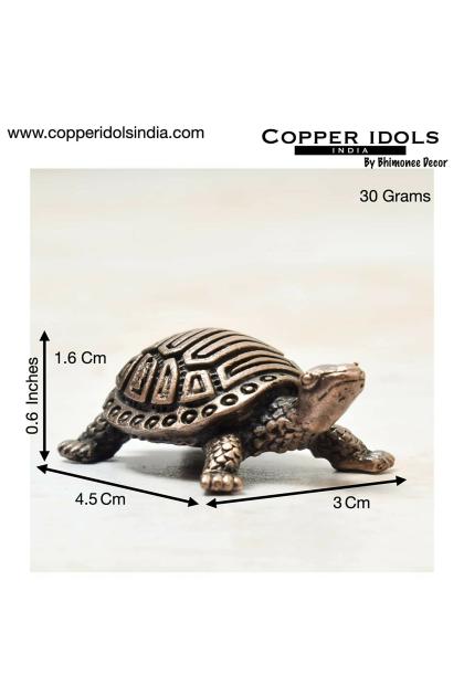 Bhimonee Decor Copper Patina Antique Finish Handmade Tortoise with ...