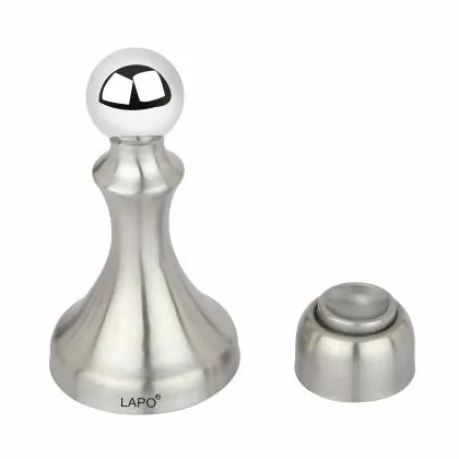 LAPO Stainless Steel 4 inch Door Magnet Stopper Soft-Catch with Screw ...