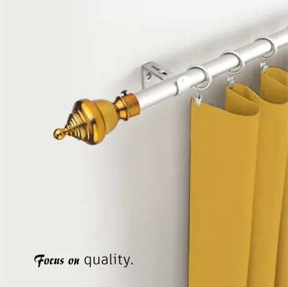 GLOXY Pair of 3 Stainless Steel Curtain Brackets Parda Holders with ...