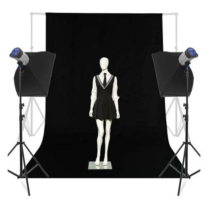 Digiom 6x8 Feet Black Curtain for Photo Shoot Black Background ...