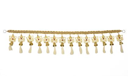 Narya Traditional Plastic Golden Ganpati Traditional Art Handmade Door ...