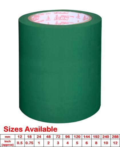 ISAN Green Floor Marking Tape Colour 288mm (12" Approx) Width X 21m ...