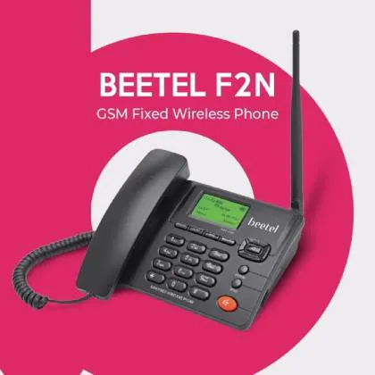Beetel F2N Dual SIM GSM Black Wireless Landline Phone - JioMart