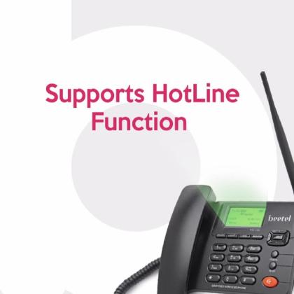 Beetel F2N Dual SIM GSM Black Wireless Landline Phone - JioMart