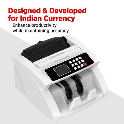 Thrifty Tech Cash Counting Machine with Fake Note Detection and ...