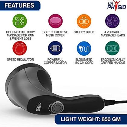 Dr Physio Electric Full Body Massager Machine, Black - JioMart