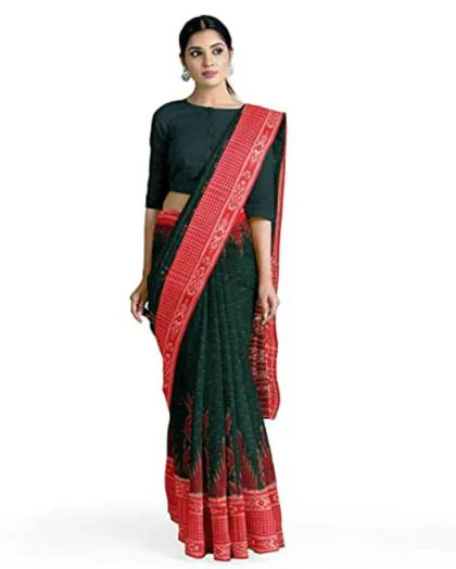 Odisha Handloom Sambalpuri Women Cotton Handloom Saree - JioMart