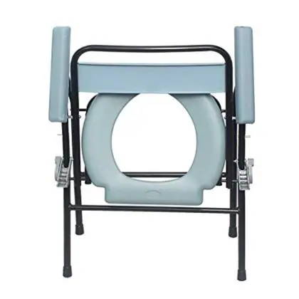 TAN45 Grey Commode Chair With Pot Portable Lightweight, Folding Ideal ...