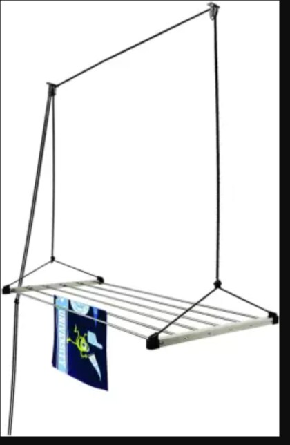 VIMART Retractable Ceiling Clothesline: Stainless Steel Clothes Drying ...
