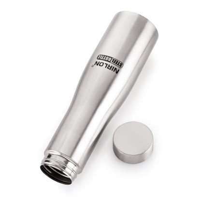 Nirlon Metal Stainless Steel Blue Bell Water Bottle, 930ml (Set of 2) - JioMart