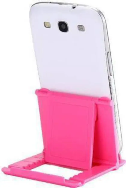 Sureelee Pink Plastic Flexible Square Shape Mobile Stand - JioMart