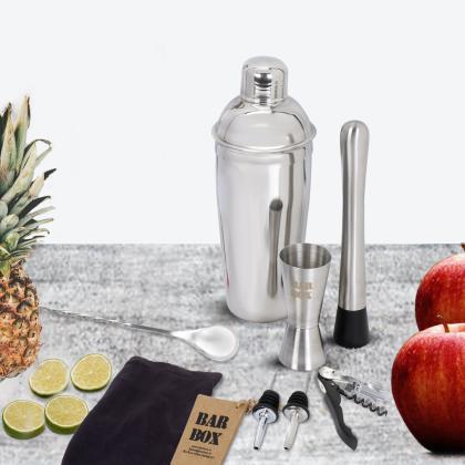 Bar Box Travel Kit Bag 9 Pcs | Easy to Carry Portable Mini bar Liquor ...