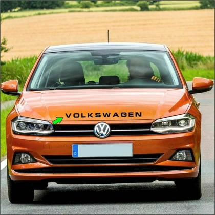 Carmetics Black Plastic 3D Letters Emblem For Vw Polo - JioMart