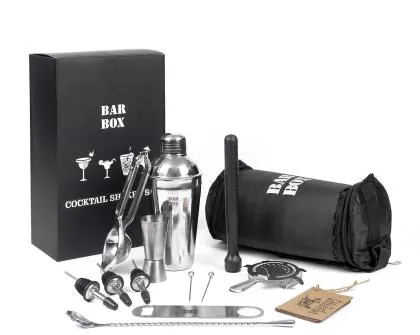 Bar Box Travel Kit Bag 14 Pcs | Easy to Carry Portable Mini bar Liquor ...