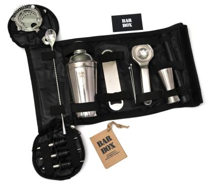 Bar Box Travel Kit Bag 14 Pcs | Easy to Carry Portable Mini bar Liquor ...