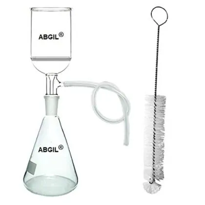 ABGIL Borosilicate Glass Vacuum Suction Filter Kit - 200 ml Buchner ...