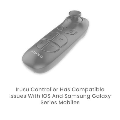 Irusu White Mini VR Headset - 3D VR Headset With Remote Control 42Mm HD ...