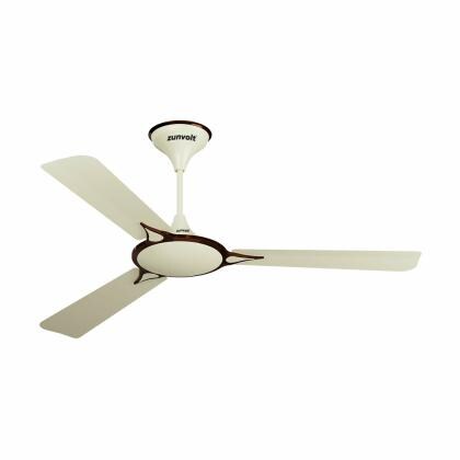 ZunVolt Emperor Ceiling Fan Ivory 50W 1200 mm 3 Blade Ceiling Fan - JioMart