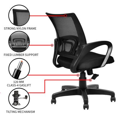 The Office Room 804 Chair Black (Office/Study Chair) - JioMart