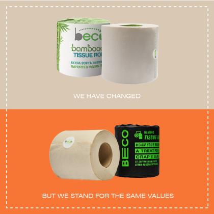 Beco Bamboo Eco-Friendly 3 Ply Tissue Roll 220 Pulls (Set of 4) - JioMart