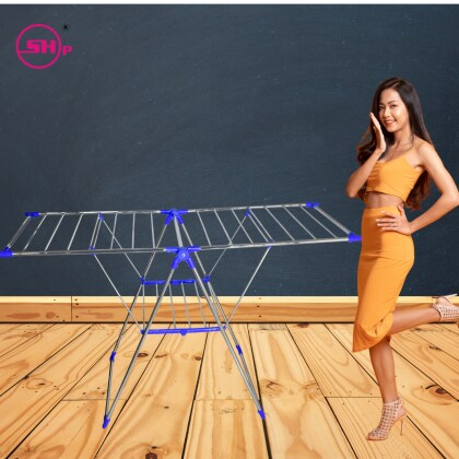 SHP SONI Heavy Duty Rust-Free Stainless Steel Foldable Storage Cloth ...