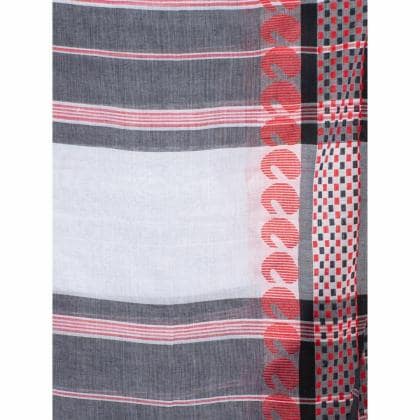 S G Enterprice Grey Pure Cotton handwoven saree woith kalka design in ...