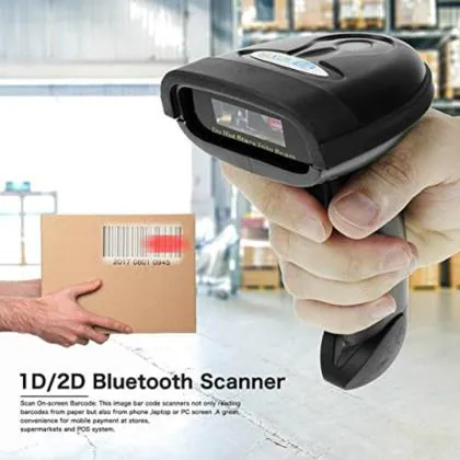 Netum NT-1228BL 2D BARCODE SCANNER Grey Barcode Scanner Wireless - JioMart