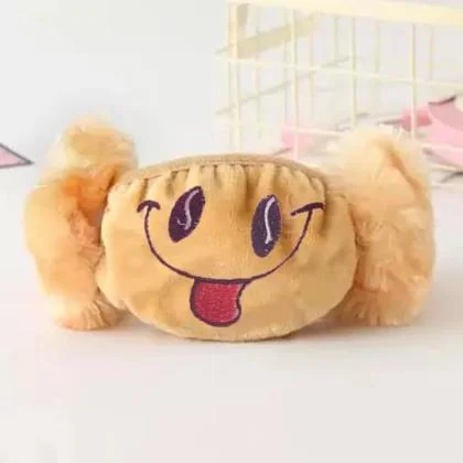 ZURU BUNCH Kid's Warm Winter Face Mask with Plush Ear Muffs Beautiful ...