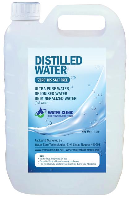 WTC Distilled Water -Di-ionised H2O ( 1 Ltr ) - JioMart