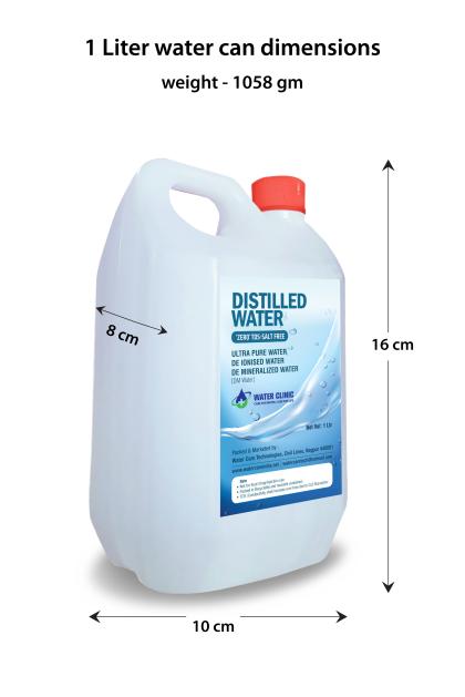 WTC Distilled Water -Di-ionised H2O ( 1 Ltr ) - JioMart