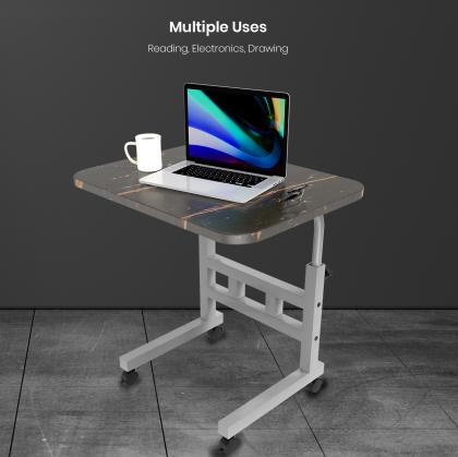 Portronics My Buddy D Wood Multipurpose Movable & Adjustable Table for ...