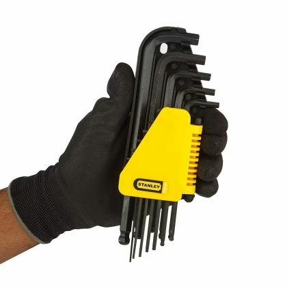 STANLEY Professional 12-Piece Key Ring Imperial Allen Hex Key Set ...