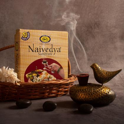 Cycle Naivedya Cup Sambrani for Daily Puja with Benzoin fragrance (12 ...