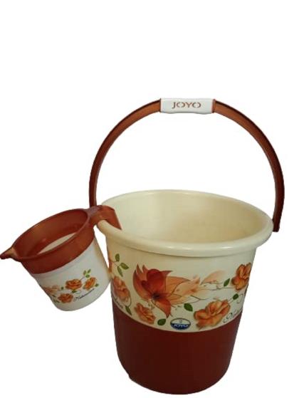 Joyo Dream Home Bucket Set - 2 Piece (18 L Bucket & 1500 ml Matching ...