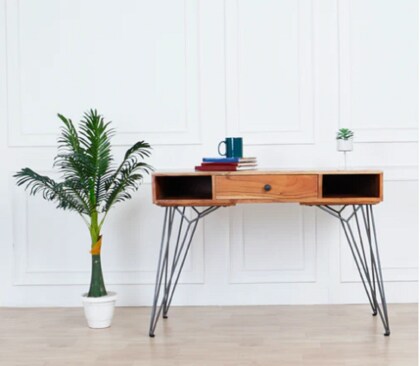 Urban Basics Obelix Solid Sheesham Wood Console Table - JioMart