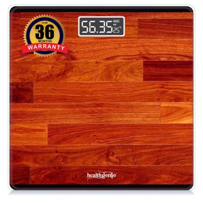 Healthgenie Digital Weight Machine Thick Tempered Glass LCD Display ...