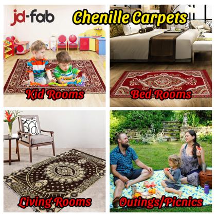 Purav Light Chenille Carpet | Rug | Livingroom | Bedroom | Hall ...