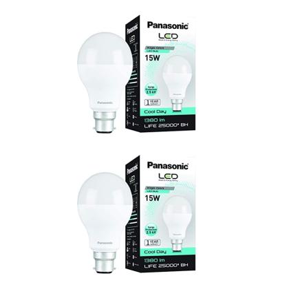 Panasonic 15 Watt Round B22D LED Bulb Cool Daylight Bulb (Pack of 2 ...