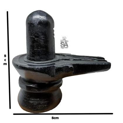 Sai Amrut Multicolor Stone Shivling Devotional Idol Stone Statue Black ...