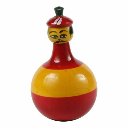 Channapatna Toys Wooden Roly Poly balancing dolls for Kids ( 1 Years+ ...