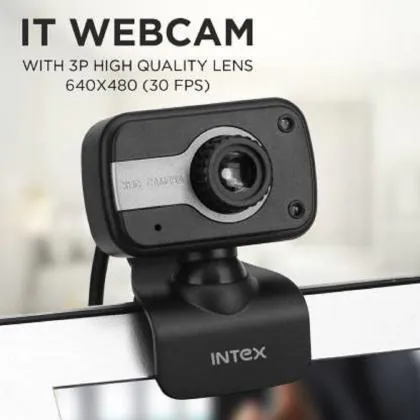 Intex IT Web CAM 08 (Black) - JioMart