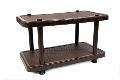Esquire Coffee Table-Brown, Center/Teapoy Plastic Table - JioMart