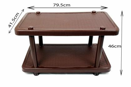 Esquire Coffee Table-Brown, Center/Teapoy Plastic Table - JioMart